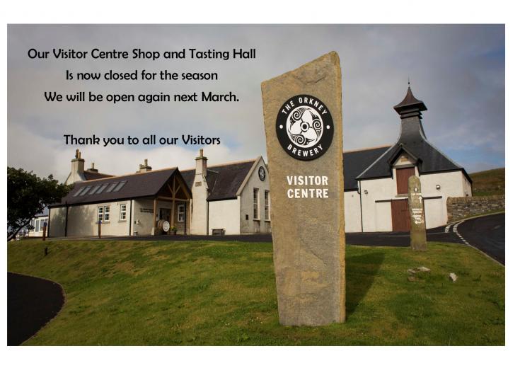 Visitor Centre Shop and Tasting Hall Closed | Sinclair Breweries